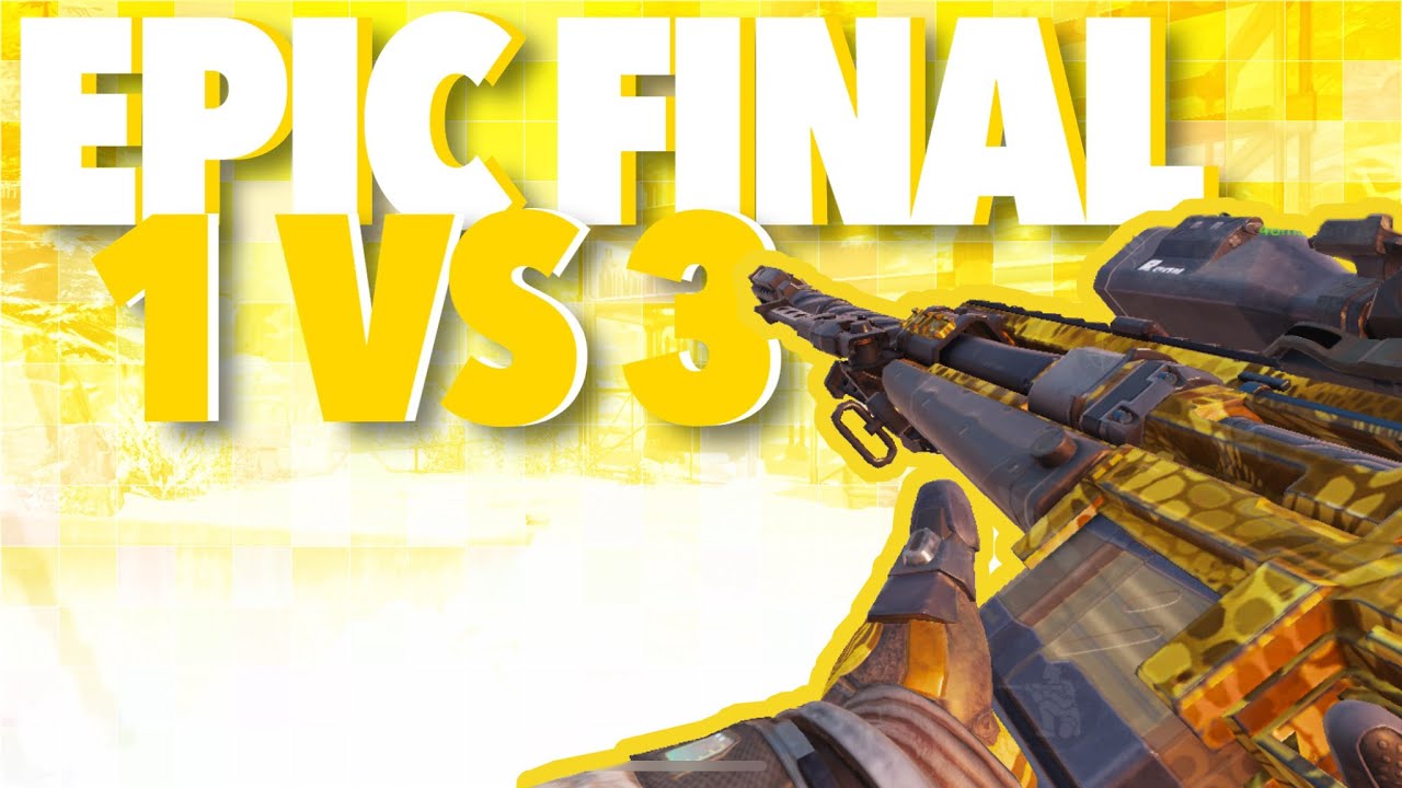 [CODM] Epic Final 1 VS 3 - Ranked Highlights - YouTube