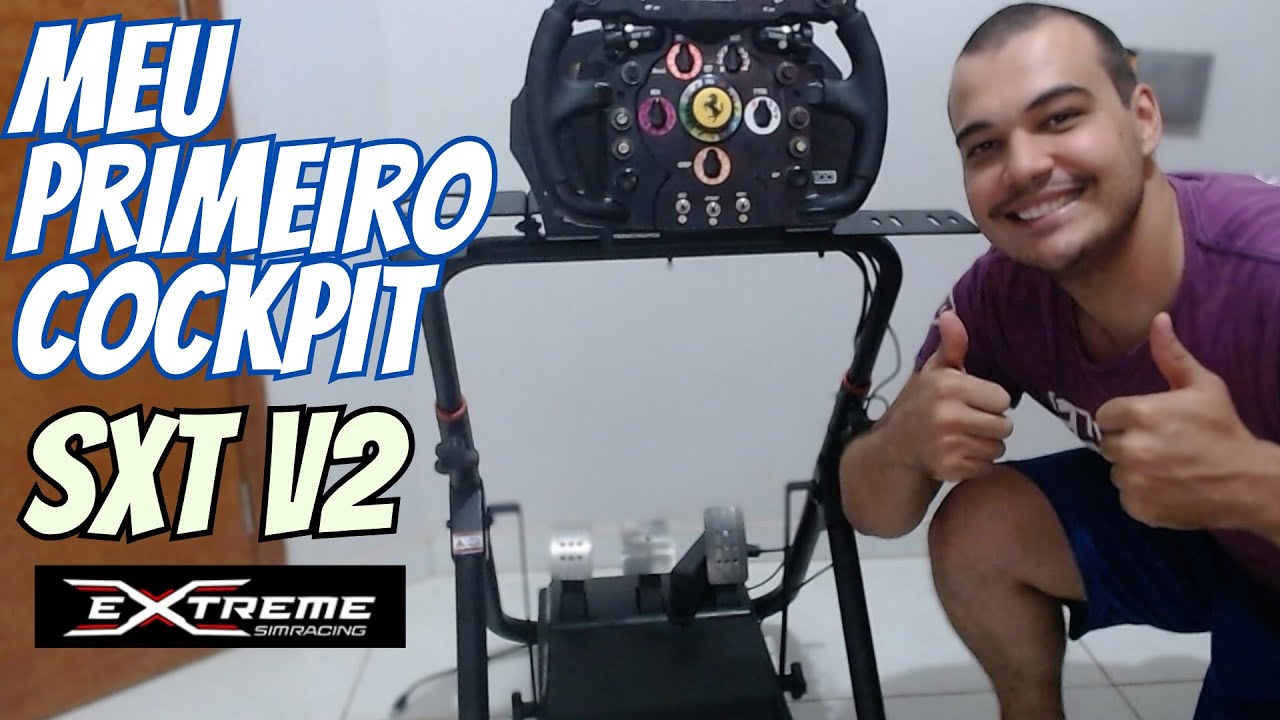 Comprei meu primeiro COCKPIT - SXT V2 EXTREME SIMRACING - UNBOXING ...
