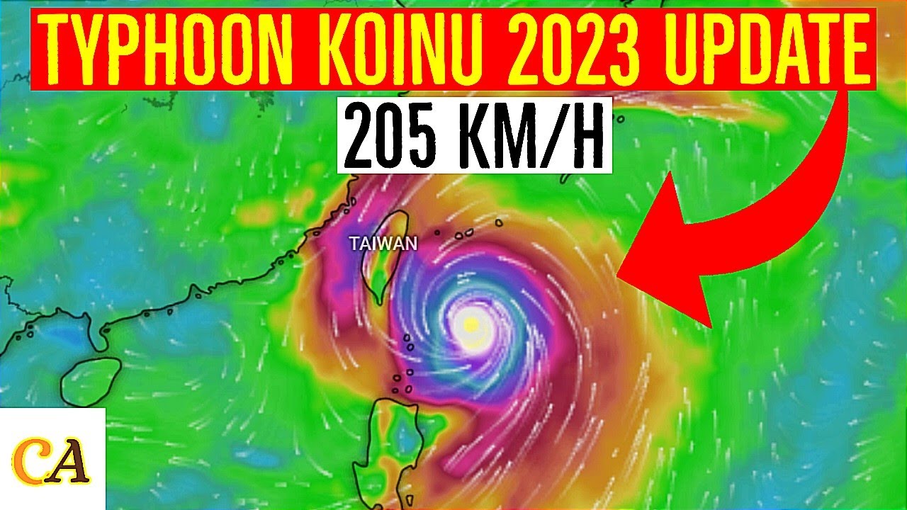 Typhoon Koinu 2023 Track Update | Speed and Path latest News - 4 ...