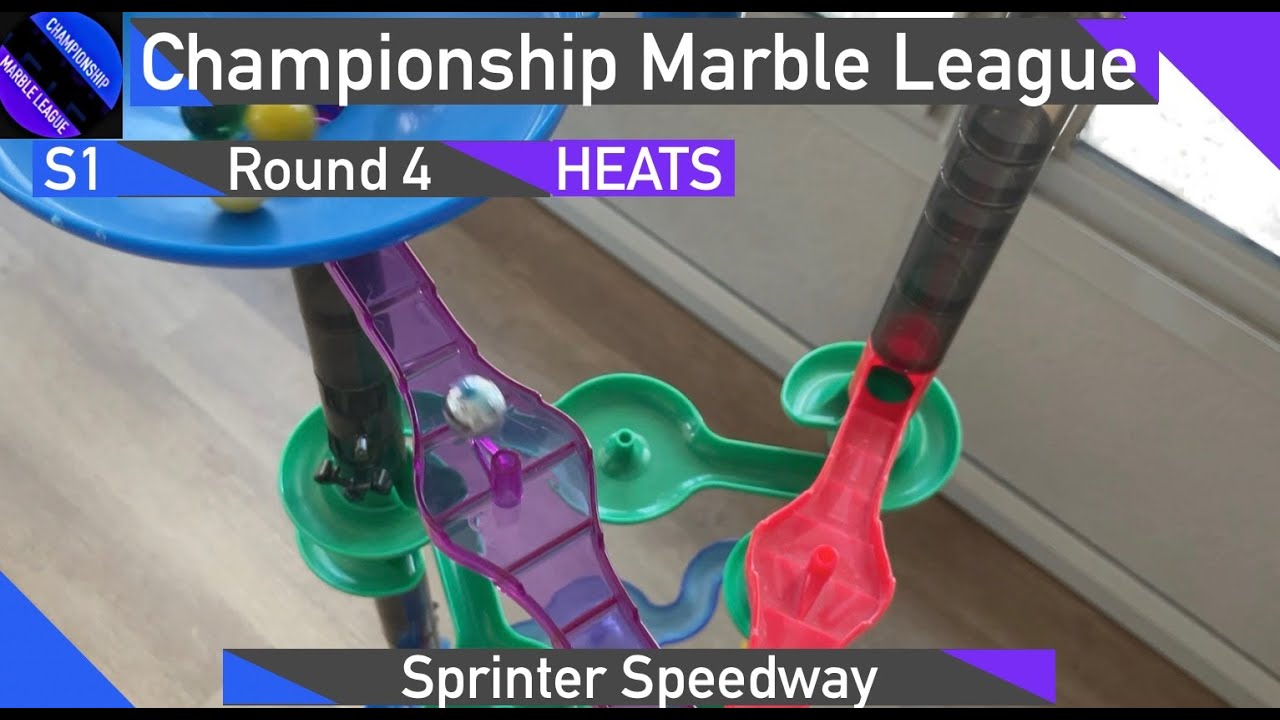 Championship Marble League S1 Round 4 HEATS: Sprinter Speedway [Marble ...