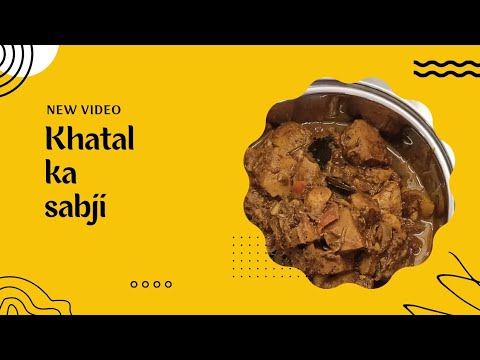 Today's dishes - Khatal ka sabji(Jackfruit) /Authentic Indian style ...