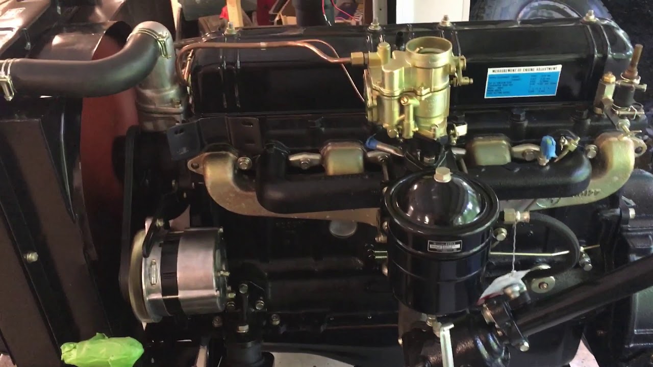 1F engine break in - YouTube