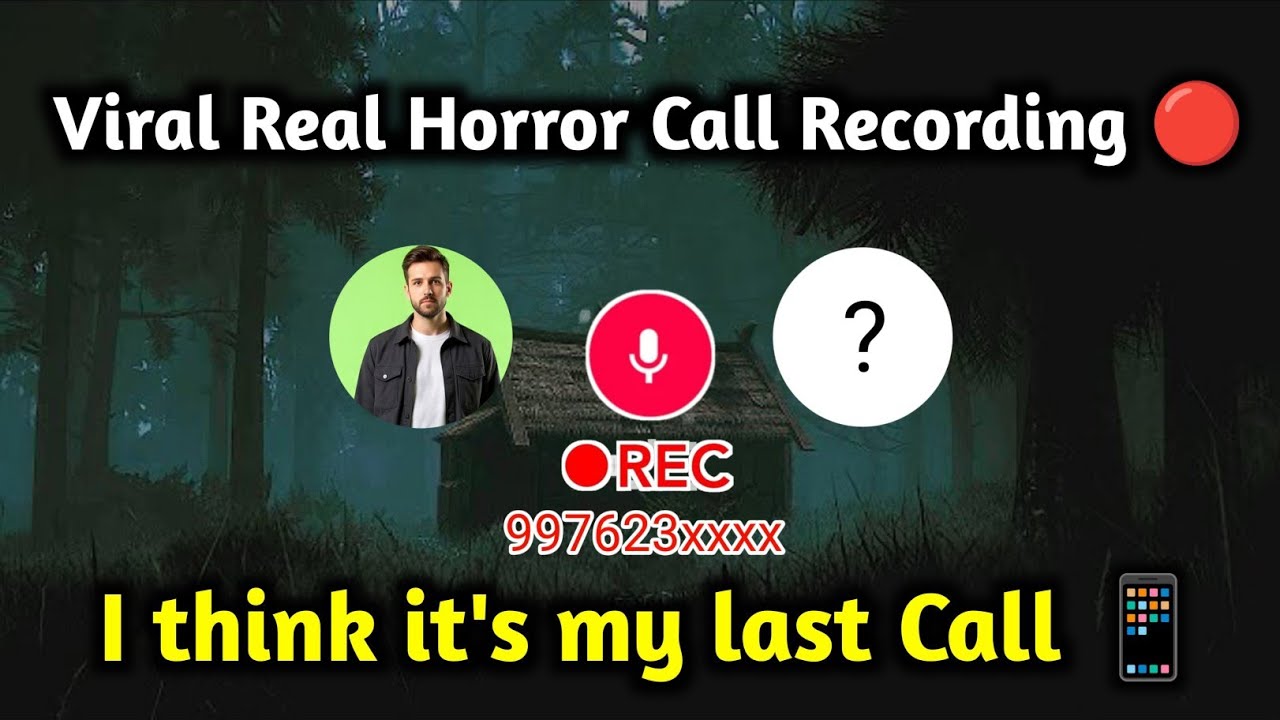 Horror Call You Shouldn’t Hear Alone | Viral Horror Call Recording 🔴 ...