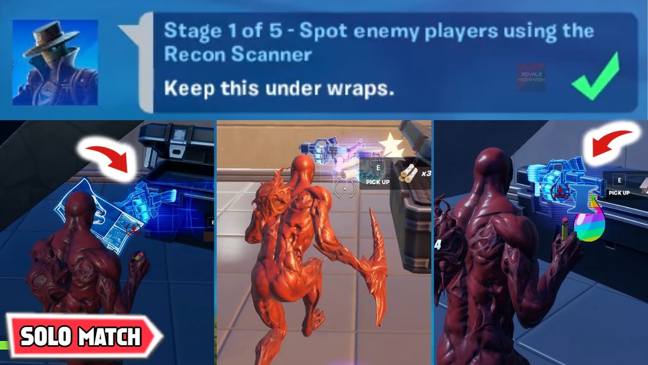 [EASY LOCATION] Spot ENEMY Using RECON SCANNER! Wrath challenges ...