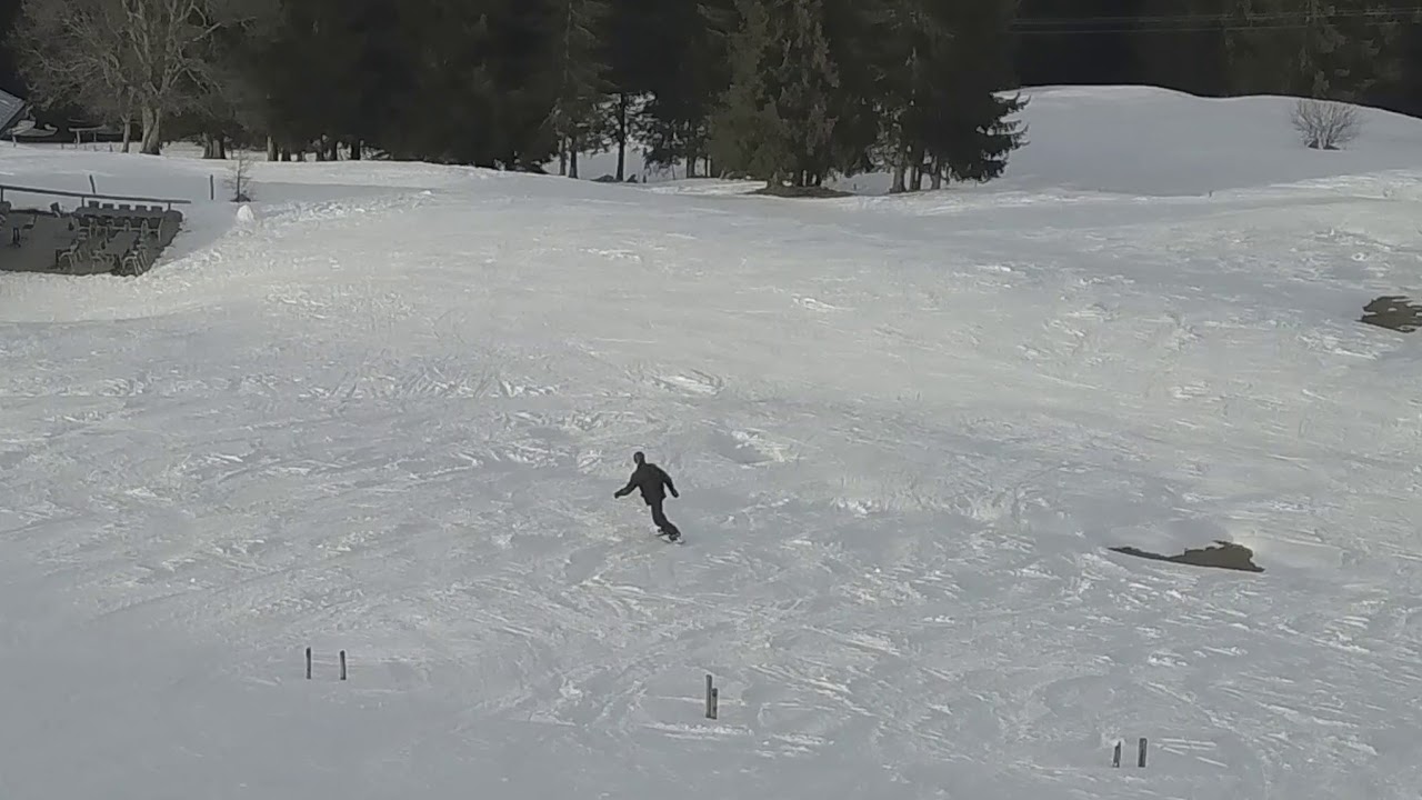 Snowboard Drone Tracking v2 - YouTube