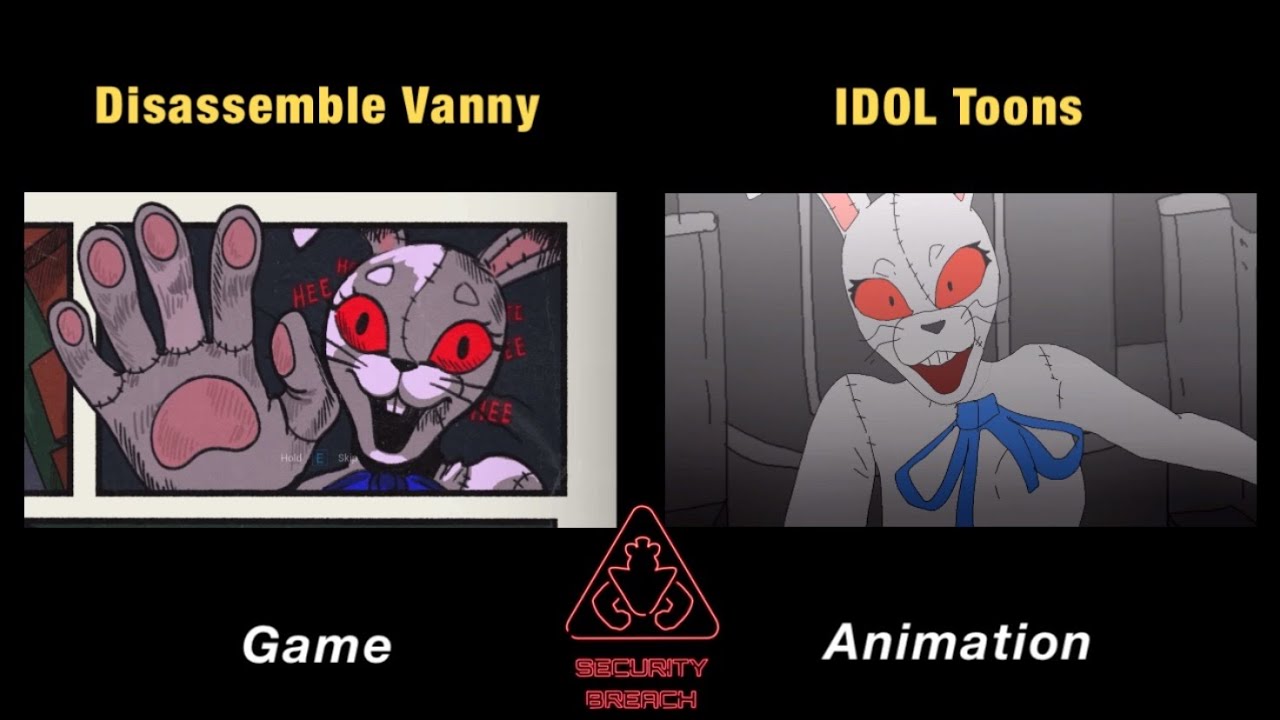 Disassemble Vanny Ending | GAME x FNAF Security Breach Animation - YouTube