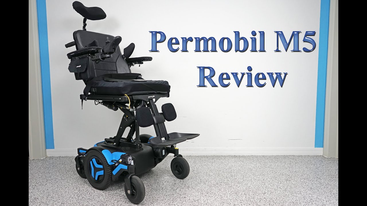 Permobil M5 - Loaded with Lights - Fast Rehab Power Chair - Review # 4219 - YouTube