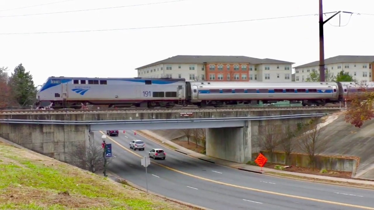 Amtrak 176 NE Regional At Manassas, Virginia 12-05-18 - YouTube