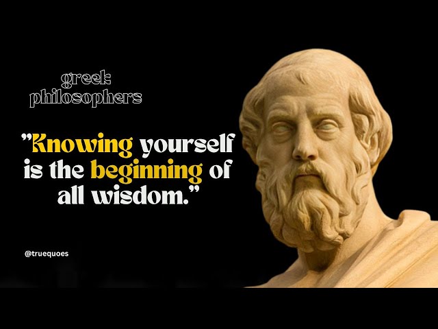 Famous Greek Philosopher Quotes 40 Famous Philosophical Quotes By