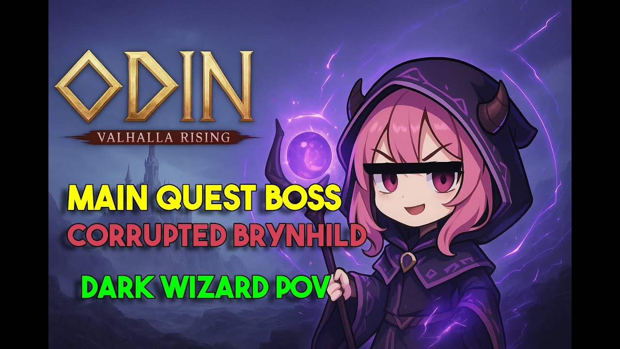 Odin: Valhalla Rising - Nidavellir MQ Part 7-16 Corrupted Brynhild 🐦【 Dark Wizard PoV 】 - YouTube