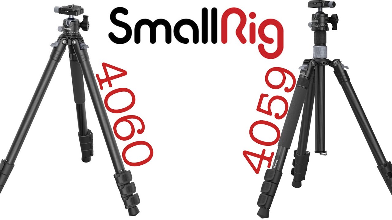 SmallRig 4059 und 4060 - Carbon Kamera Stative im Test - YouTube