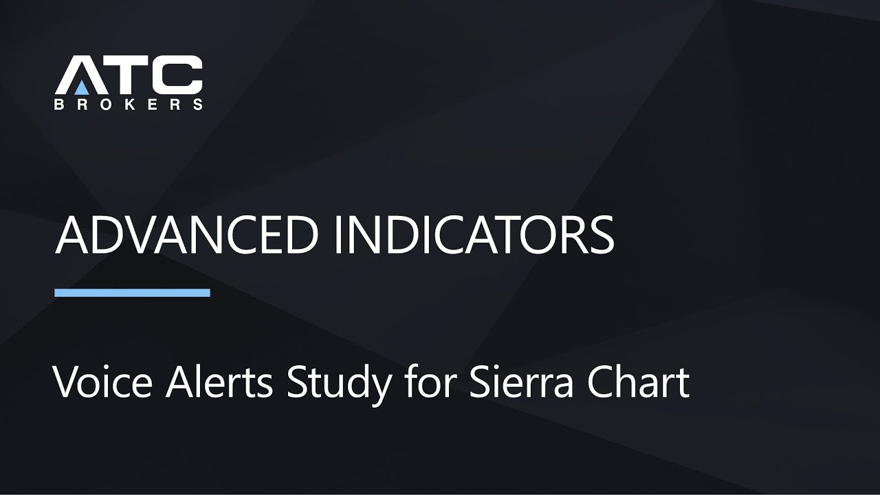 Voice Alerts Study for Sierra Chart - YouTube