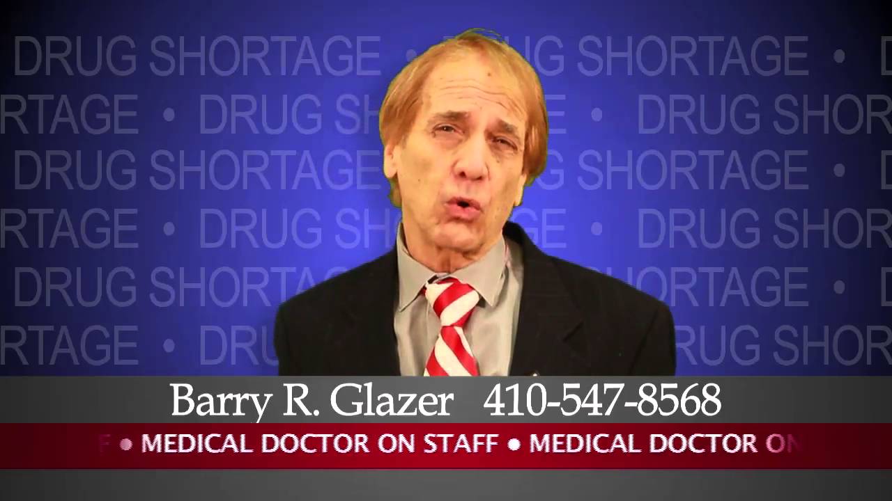 Drug Shortage • The Law Office of Barry Glazer - YouTube