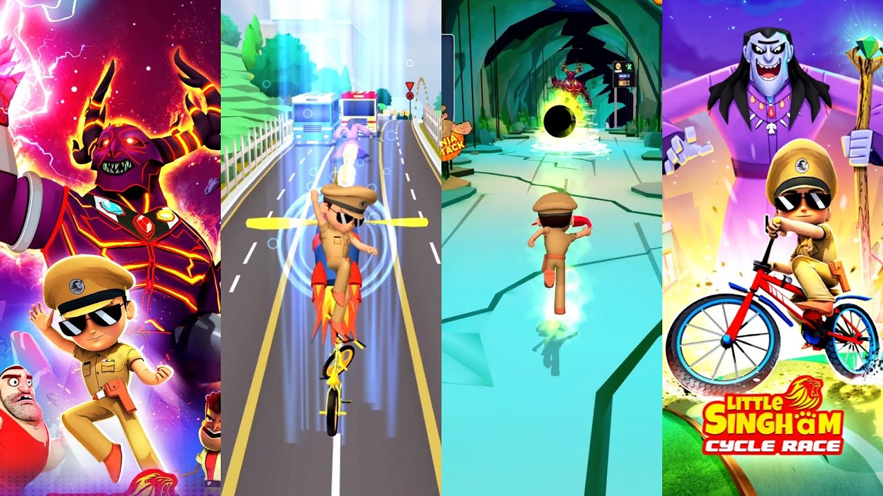 Singham | Little Singham Run | Little Singham Cycle Run - Android ...