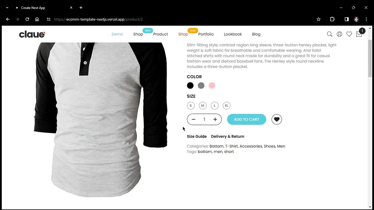 Ecommerce template w/ NextJs 14, TypeScript & TailwindCSS - YouTube