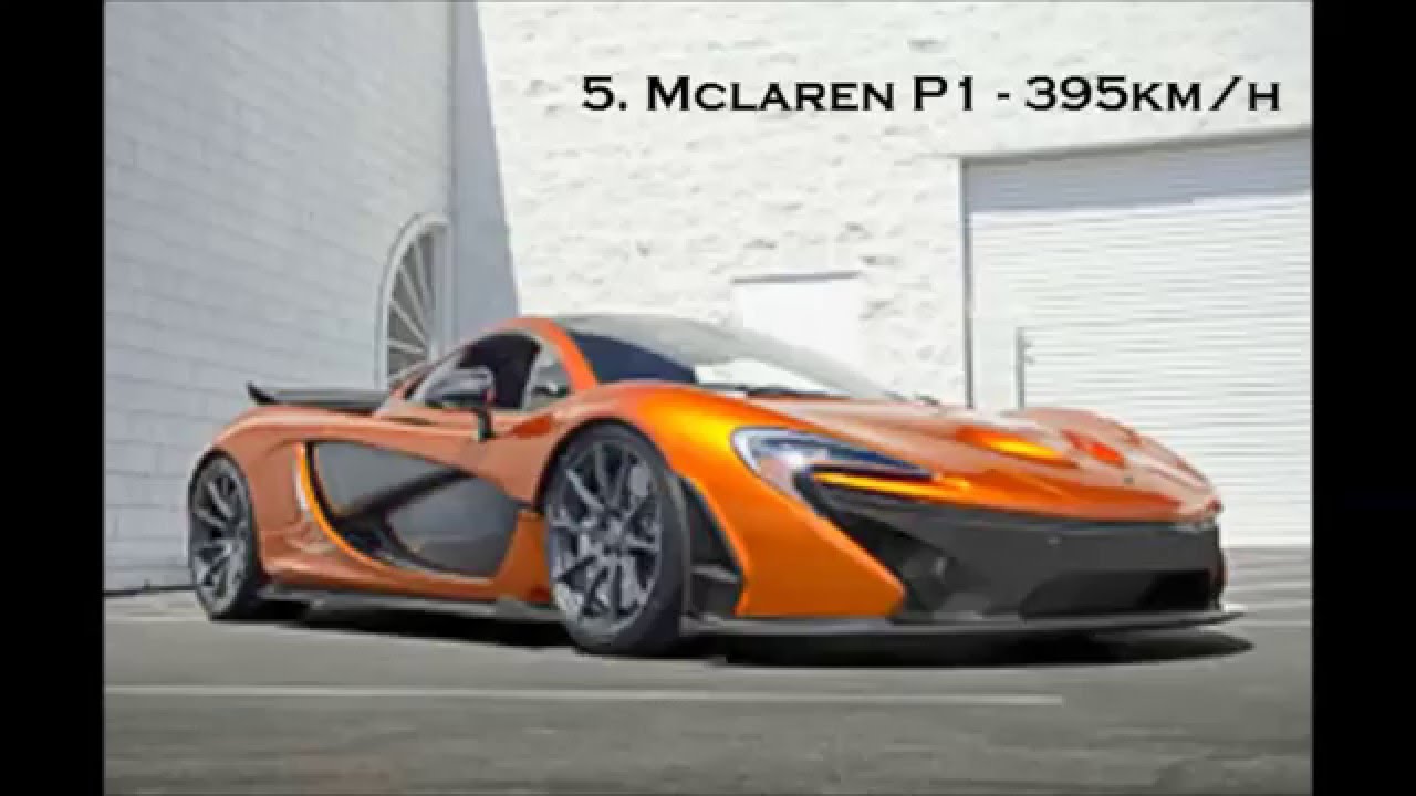 Top 10 Official - 10 Fastest Street Legal Production Cars - December ...