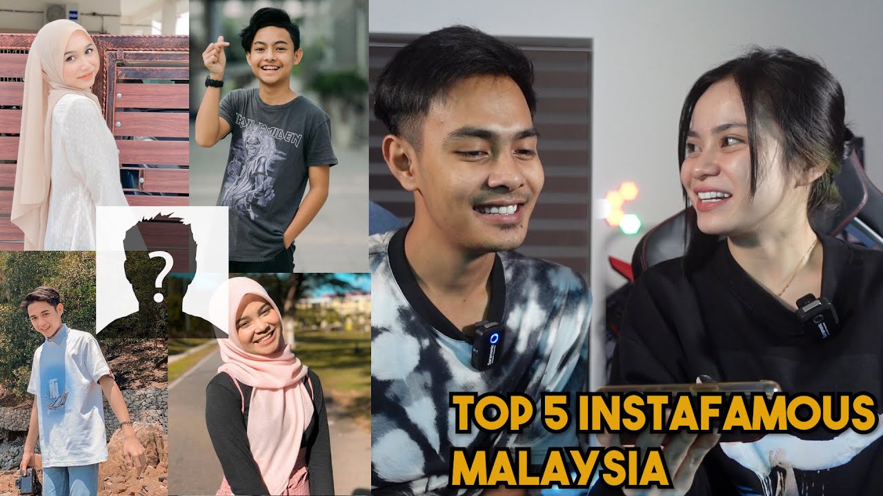 React Top 5 Instafamous Paling Popular Di Malaysia !!! - YouTube