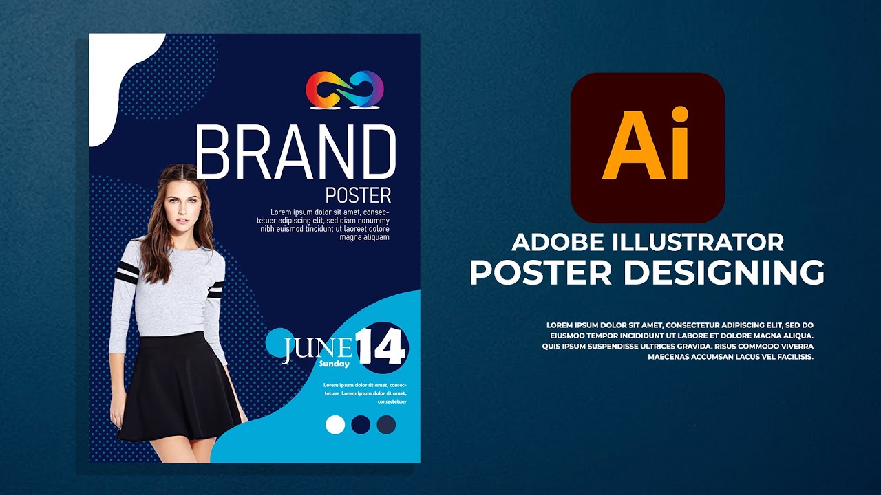 Adobe Illustrator | Poster Design | Tutorial - YouTube