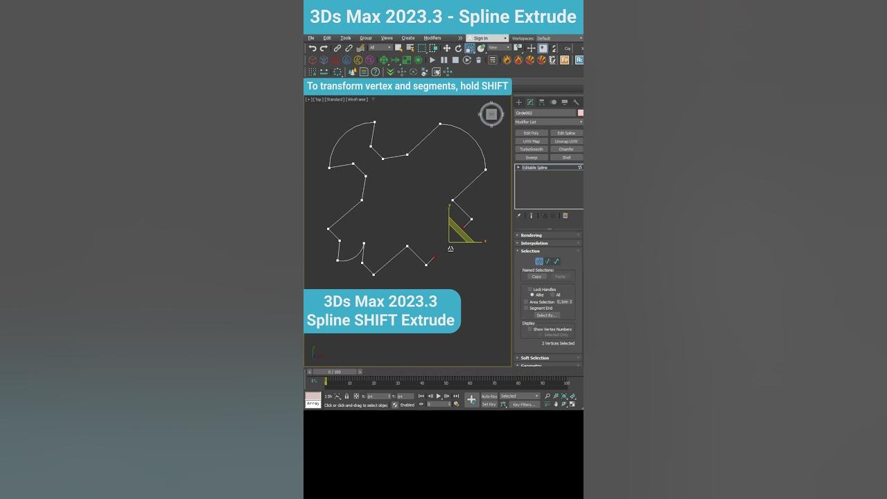 Mastering Line Extrusion in 3ds Max: Unleash Your Modeling Potential #modelingtips #3dsmax #tips ...