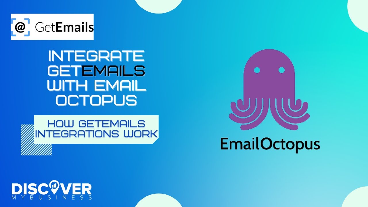 Integrate GetEmails with Email Octopus - YouTube