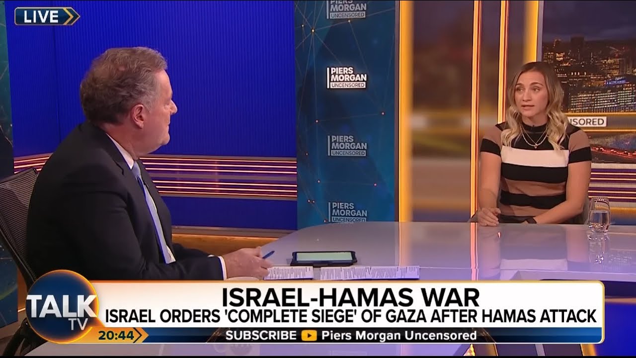 Piers Morgan and Grace Blakely full interview on the Israeli Hamas war ...