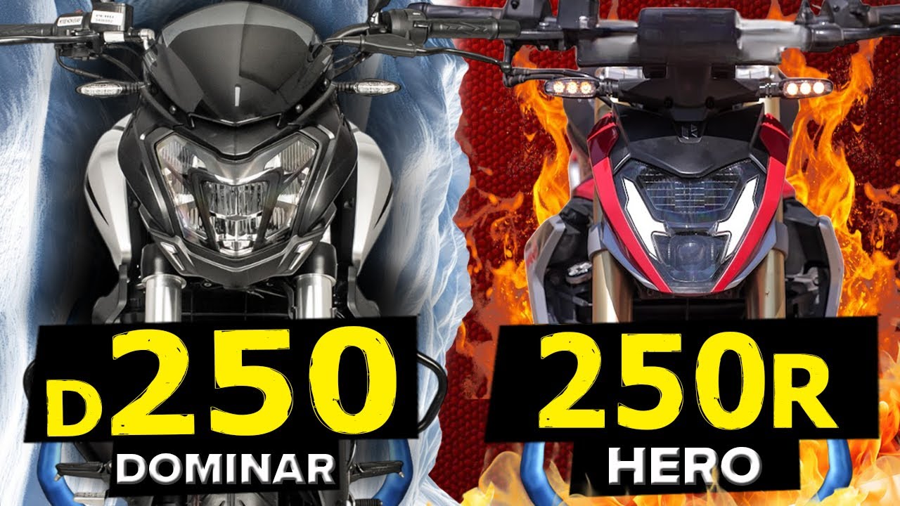 DOMINAR 250 vs HERO XTREME 250R - YouTube