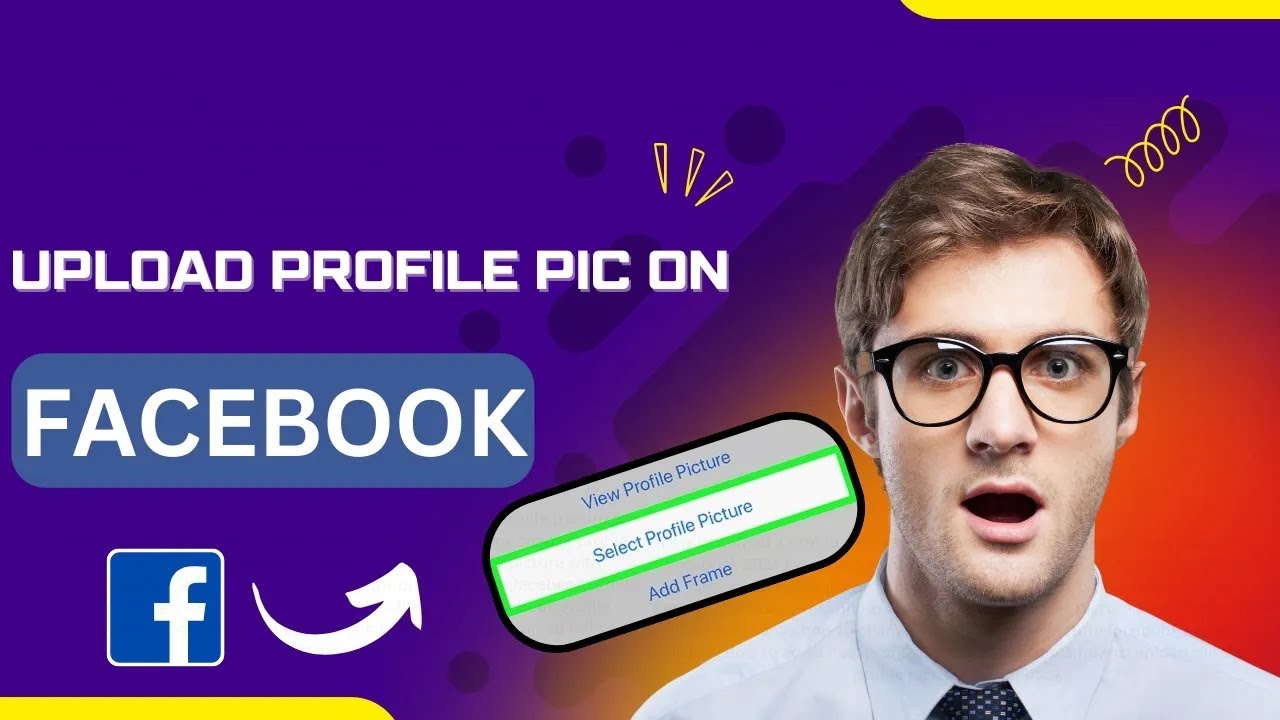How To Upload A Profile Picture On Facebook Using Canva - YouTube