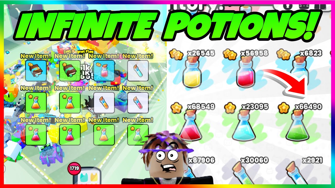 *BEST METHOD* TO GET INFINITE POTIONS! In Pet Sim 99 - YouTube