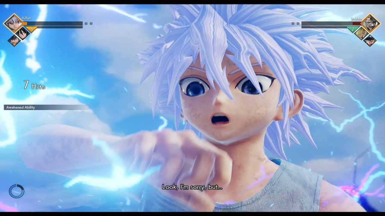 Jump Force Gameplay Killua Godspeed - YouTube