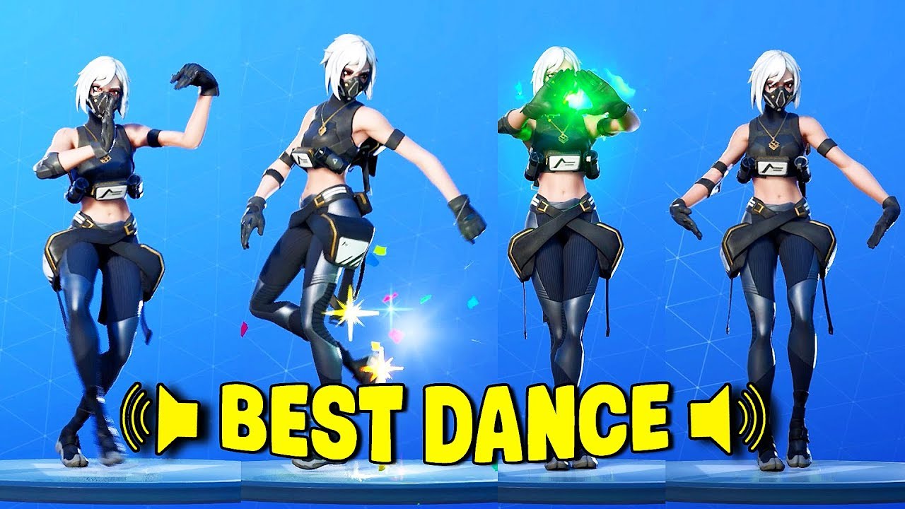 HUSH Skin with Best Fortnite Dances & Emotes! - YouTube