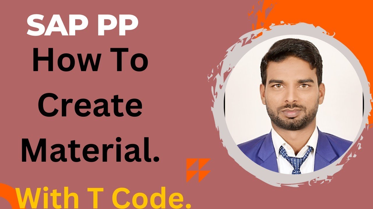 How To Create a Material Master SAP PP - YouTube