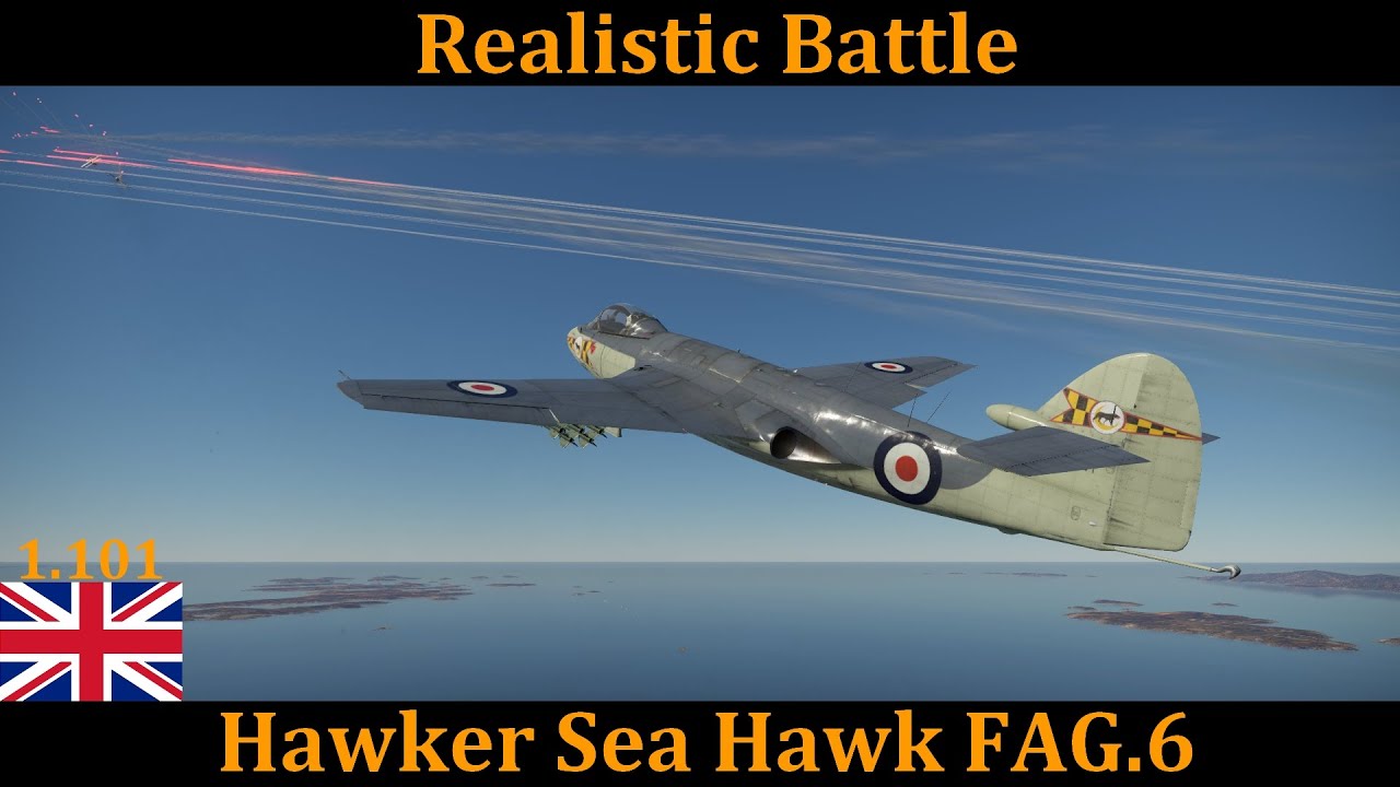War Thunder : Hawker Sea Hawk FGA.6 [RB] - YouTube