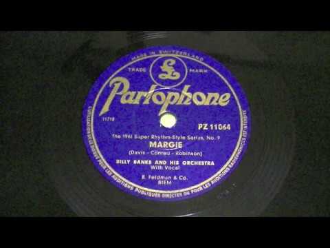 78rpm Billy Banks and his Orchestra "Margie" - YouTube