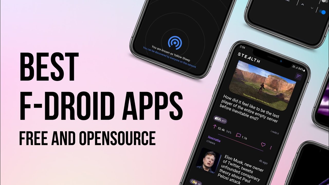 5 Amazing Android Apps on F-Droid 🔥 | May 2022 | FOSS - YouTube