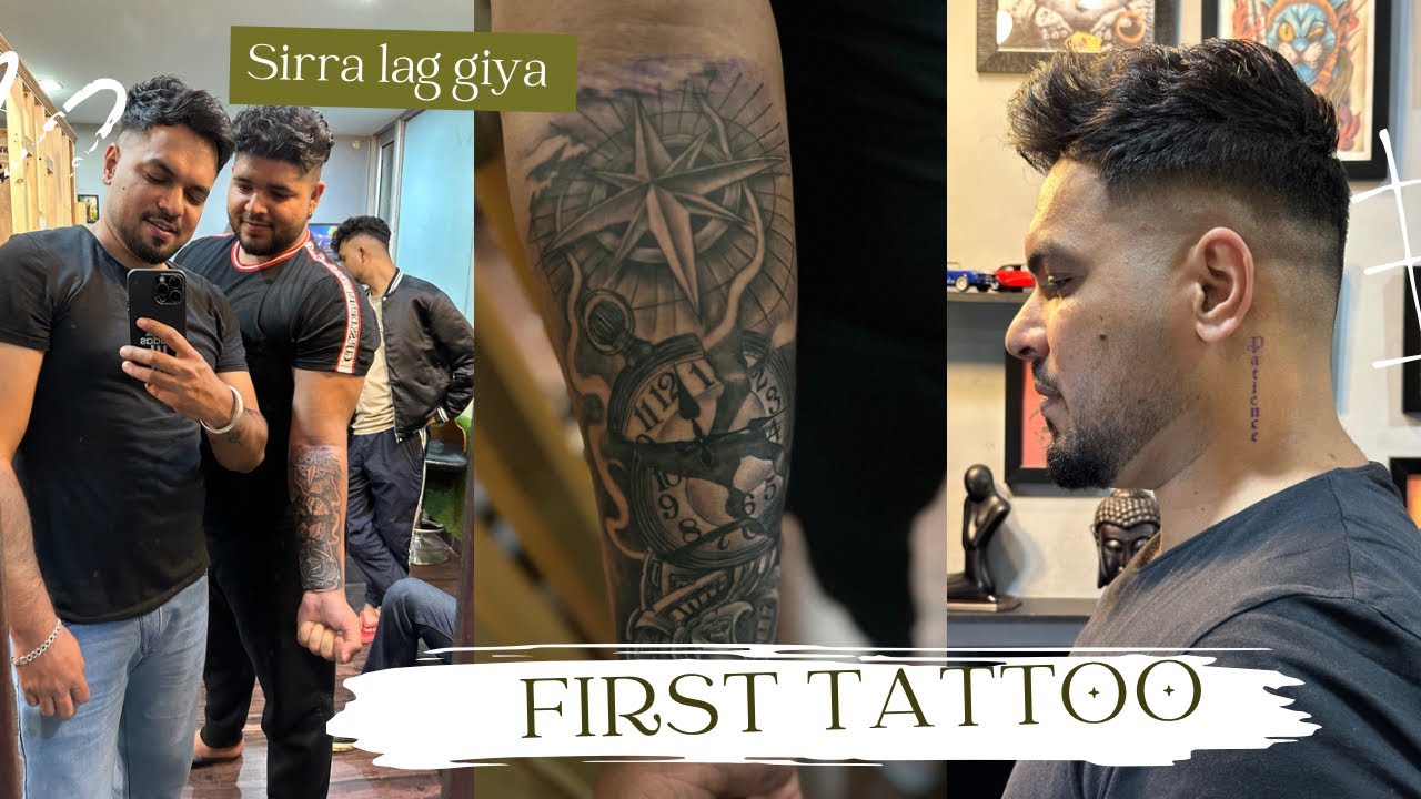 Canada 🇨🇦 to India aye Tattoo banon | First Tattoo | Cheapest Tattoo ...