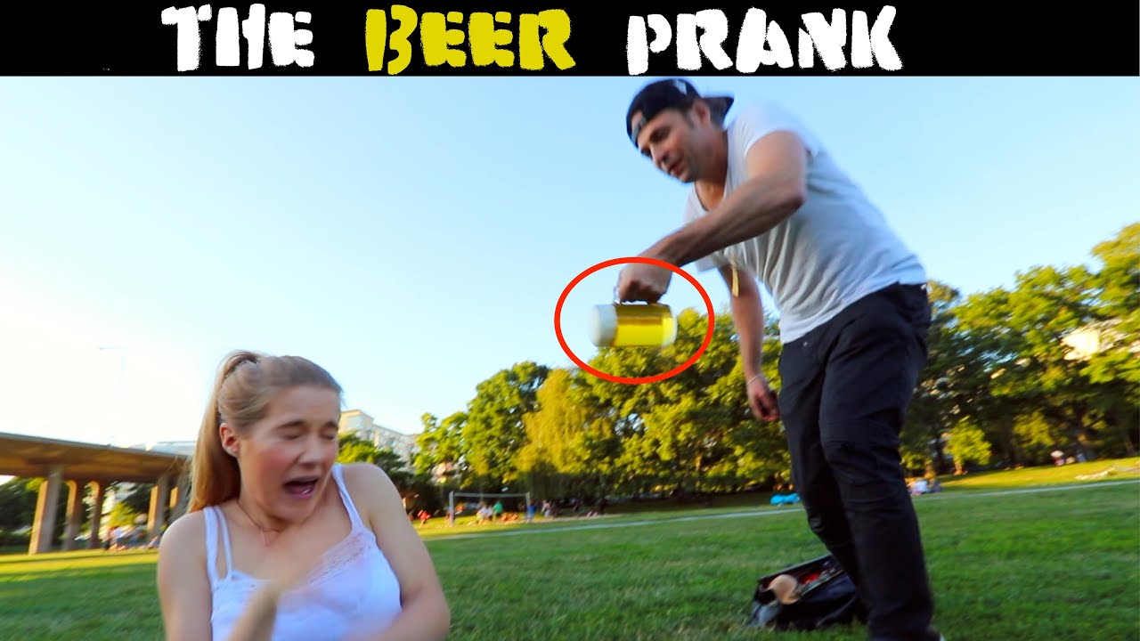 THE SPILLING BEER PRANK 🍺-Julien magic - YouTube