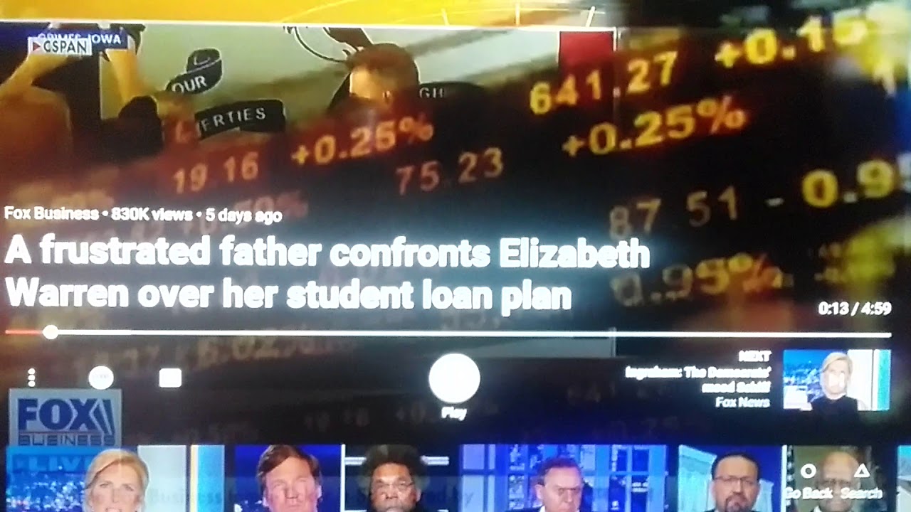 E. Warren gets put in her place by an angry dad. - YouTube