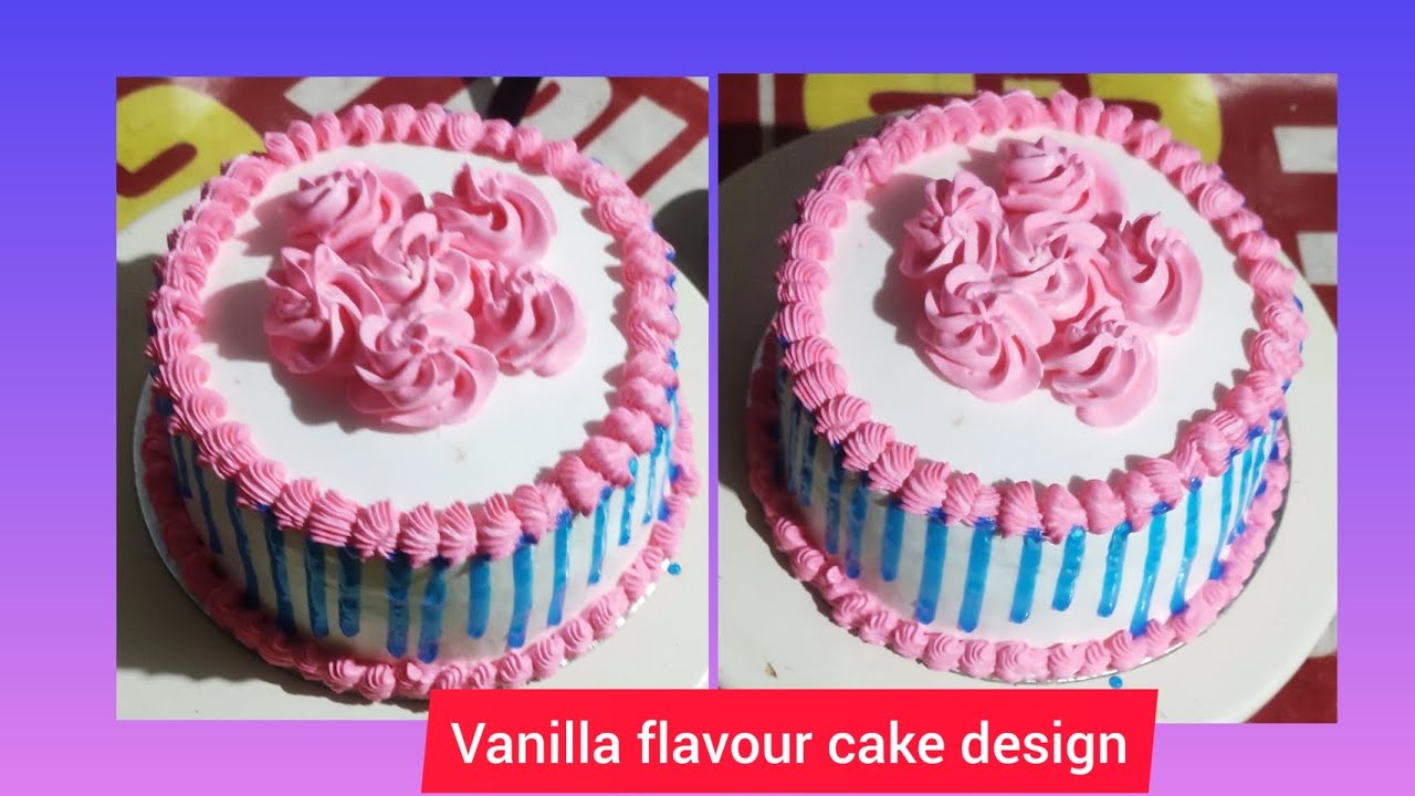 Vanilla flavour cake design#new blogs video#vairl blogs video#please ...