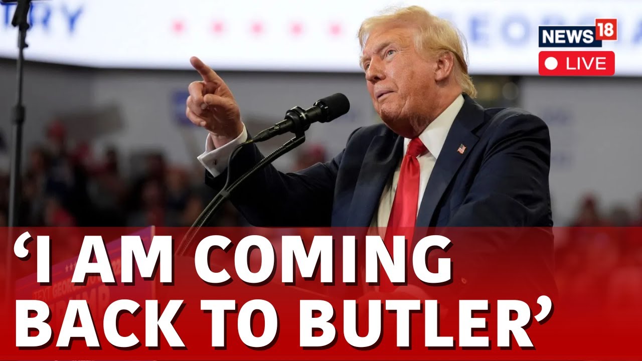 Trump Live | Trump Holds Rally At Assassination Spot Live | Trump ...