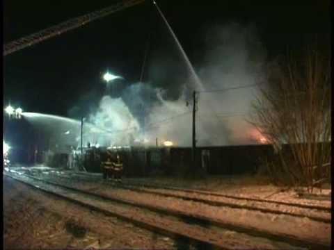 WRAP Fire White River Junction Vermont - YouTube