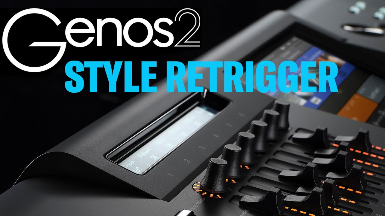 Genos 2: «Live Control» Endlosräder belegen und die Funktion «Style ...