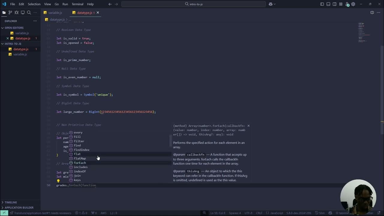 Introduction To Data Types (Part 2) - YouTube