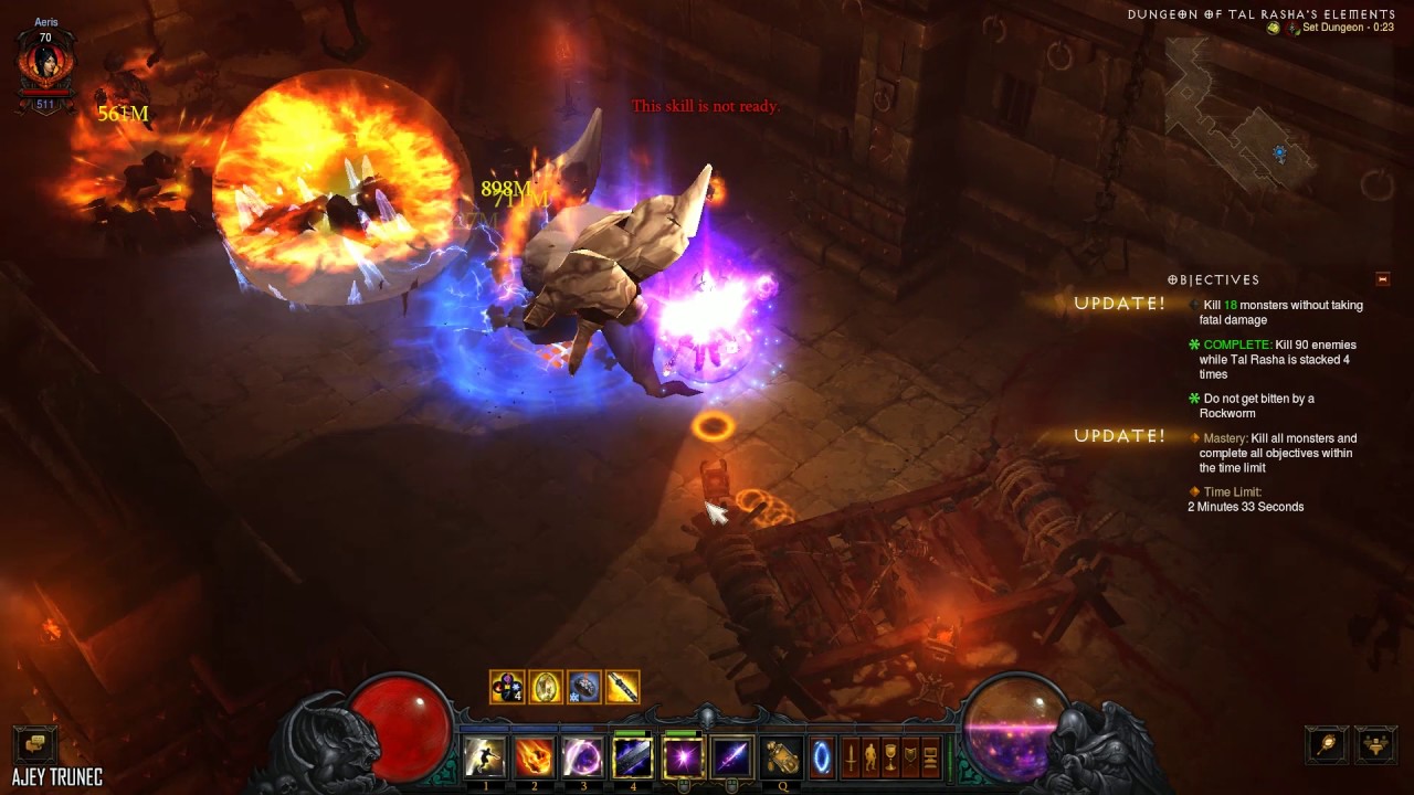 Set dungeon gameplay: Wizard - Tal Rasha´s Elements - YouTube