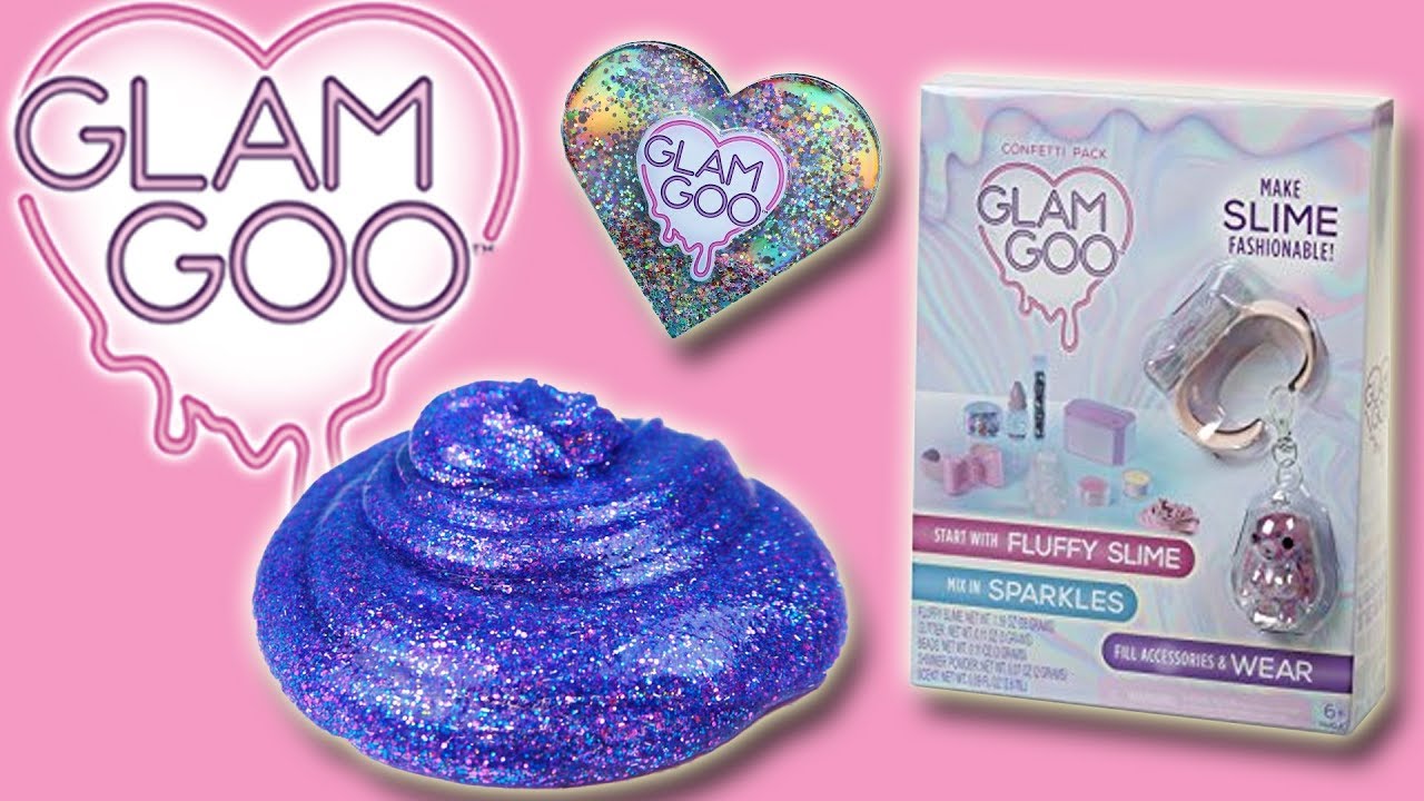 GLAM GOO FLUFFY SLIME CONFETTI PACK - MAKE & FUN PLAY| Little Kelly ...