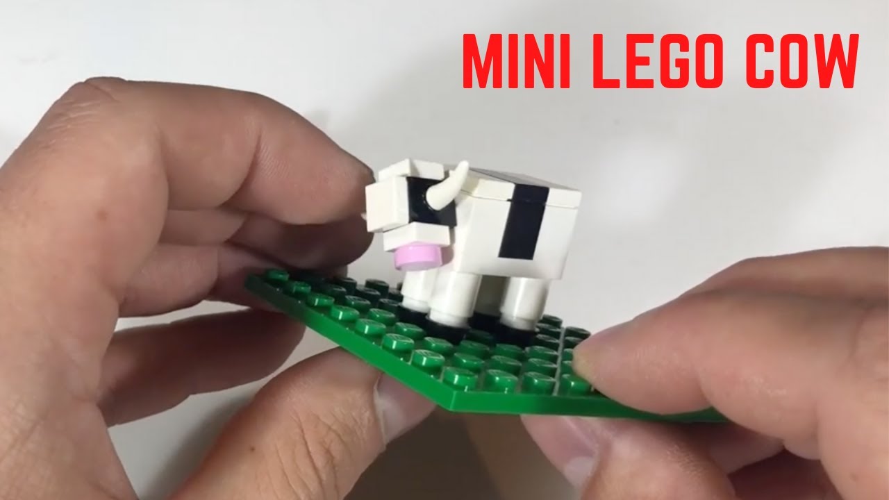 Micro Mini Custom Lego Bull/Cow Build Tutorial - YouTube