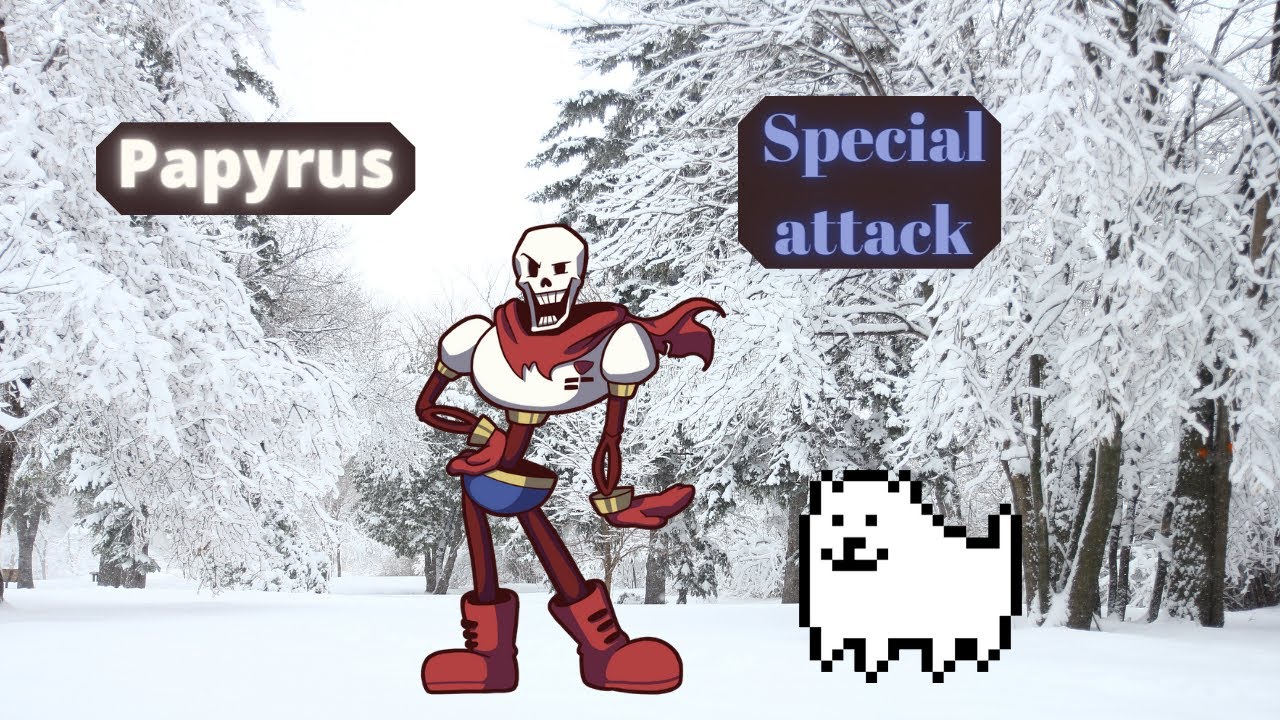 Papyrus's Special Attack! (Smash Ultimate) - YouTube