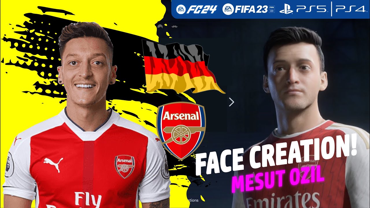 🔴 No Mod FC 25 | Create MESUT OZIL EA FC24 | Face Maker | Gameplay ...