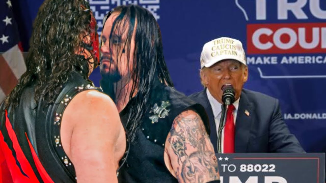 DONALD TRUMP MENTIONS KANE & UNDERTAKER IN SPEECH AT HIS RALLY FOR ...