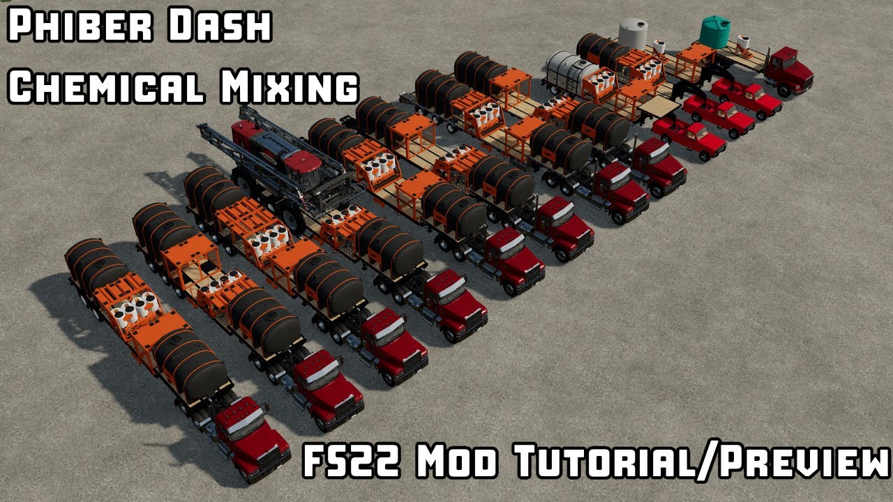 Phiber Dash Chemical Mixing FS22 Mod Tutorial/Preview - YouTube