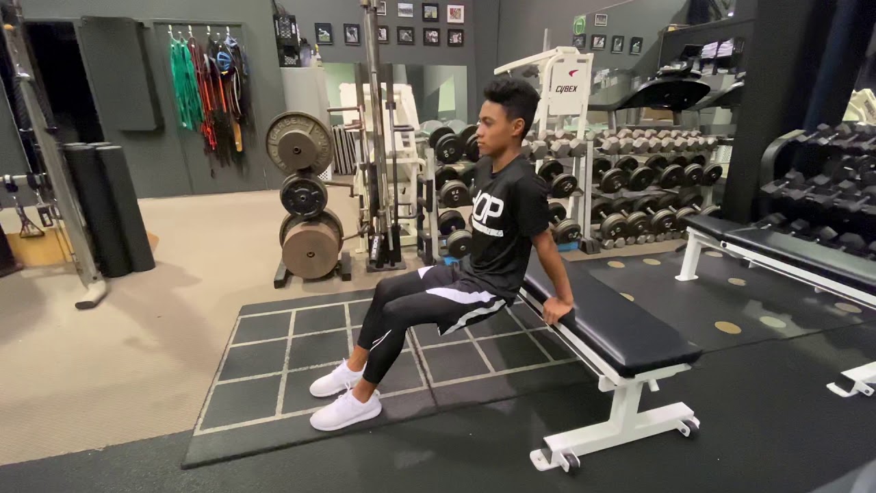 HOP Triceps Reverse Dip - YouTube